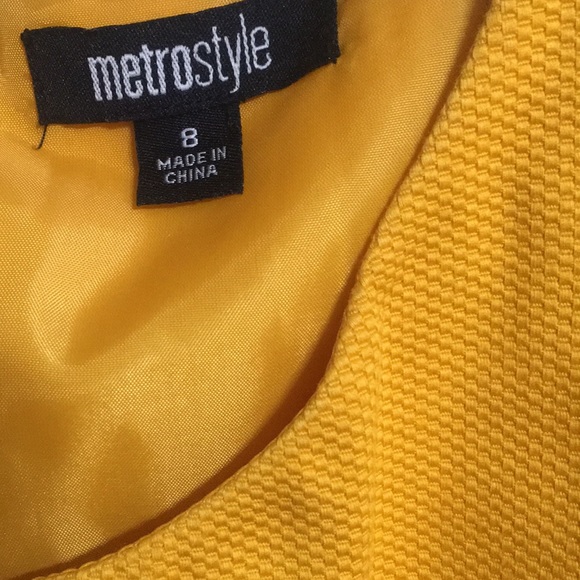 metrostyle | Dresses | Metro Style Mustard Dress | Poshmark